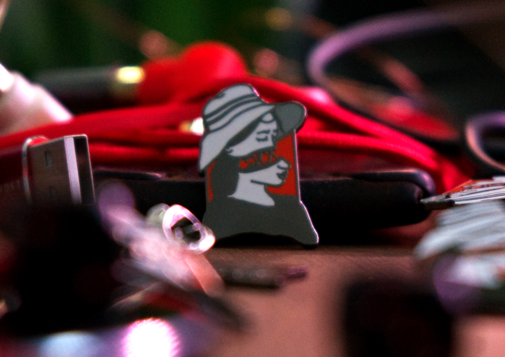 The Hacker Enamel Pin - MIMIC PUBLISHING